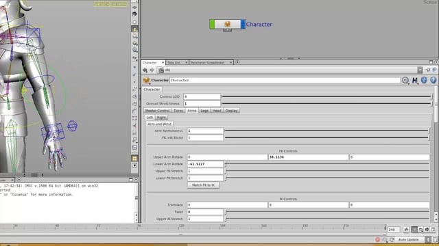 ArtStation - Houdini character rig.