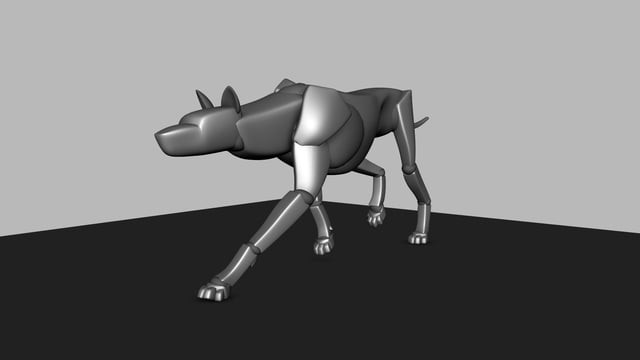 ArtStation - Dog Walk Cycle