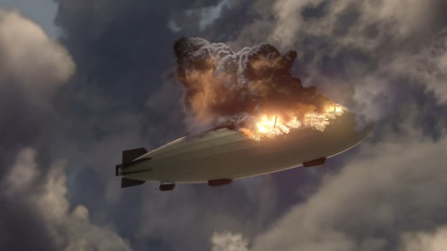 ArtStation - Zeppelin Burning
