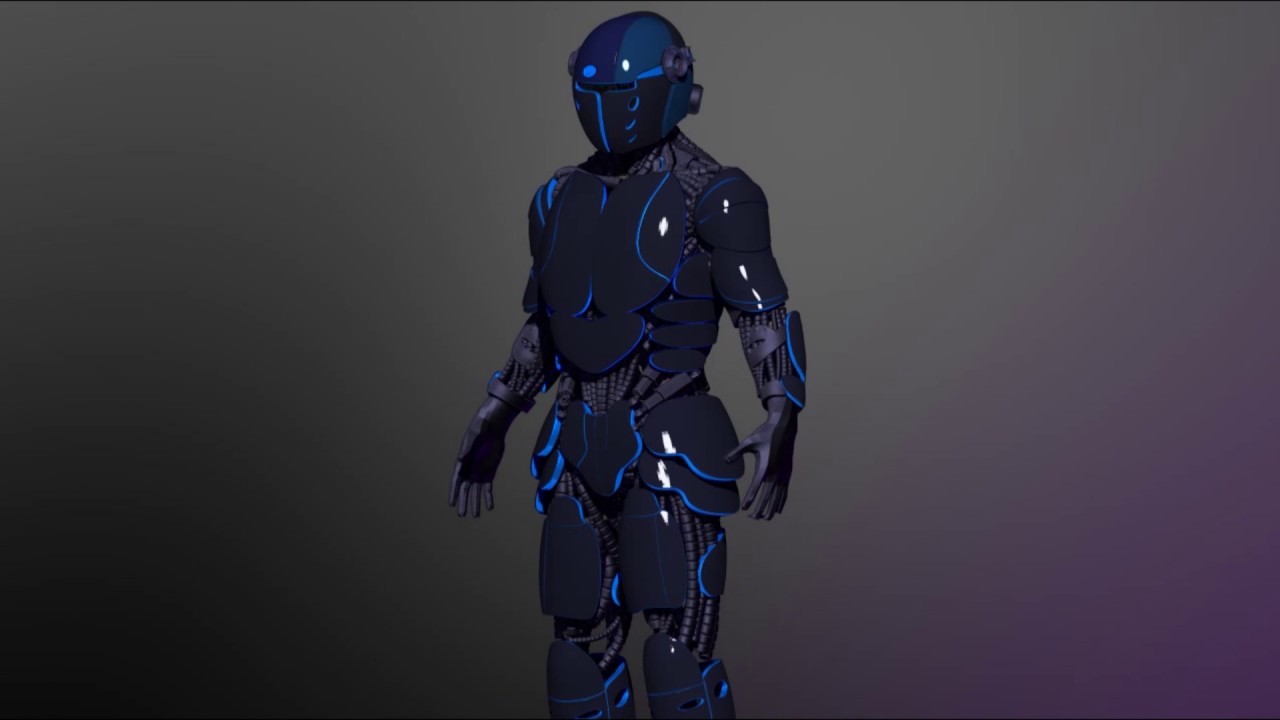ArtStation - Cybertek Knight - Futuristic Armored Cyborg