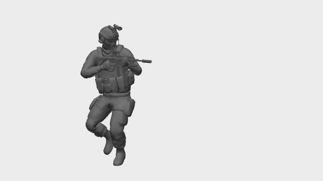 ArtStation - Locomotion Rifle Walk Strafe Right Loop