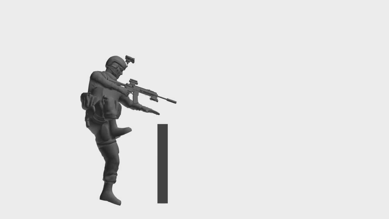 ArtStation - Locomotion Rifle Jumping Wall