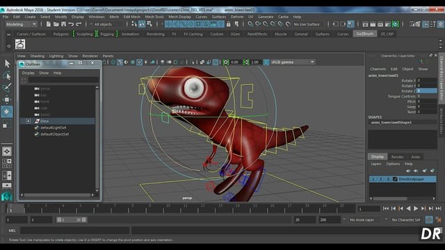 ArtStation - Dino RIG