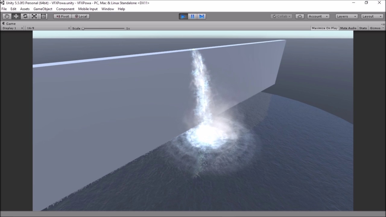 ArtStation - Waterfall (Unity 5.5 VFX)