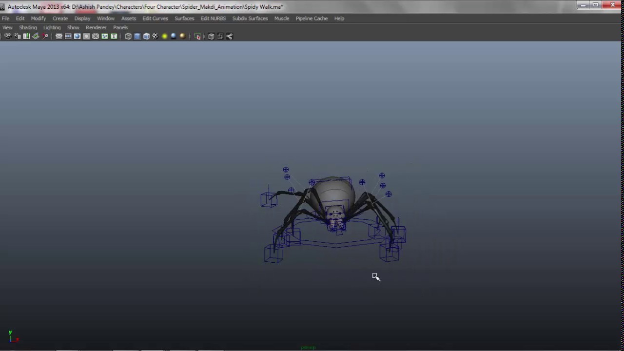 ArtStation - Spider Walk Animation