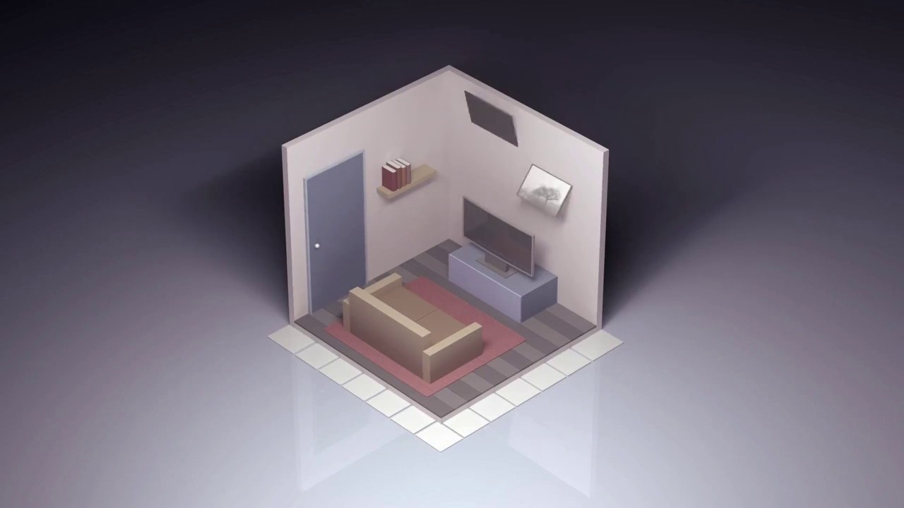 ArtStation - 3D Isometric Room Animation