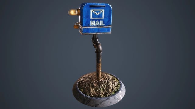 ArtStation - Toaster Mail Box, Callum Whitehead