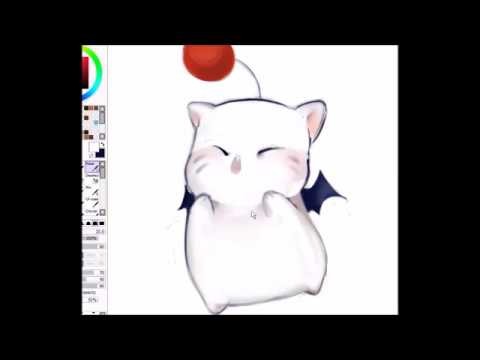 ArtStation - Moogle Drawing