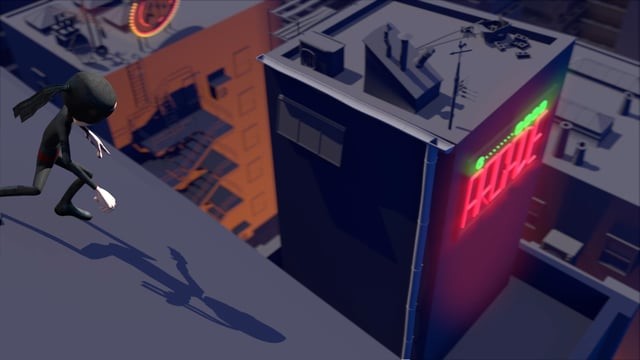 ArtStation - Jumping ninja