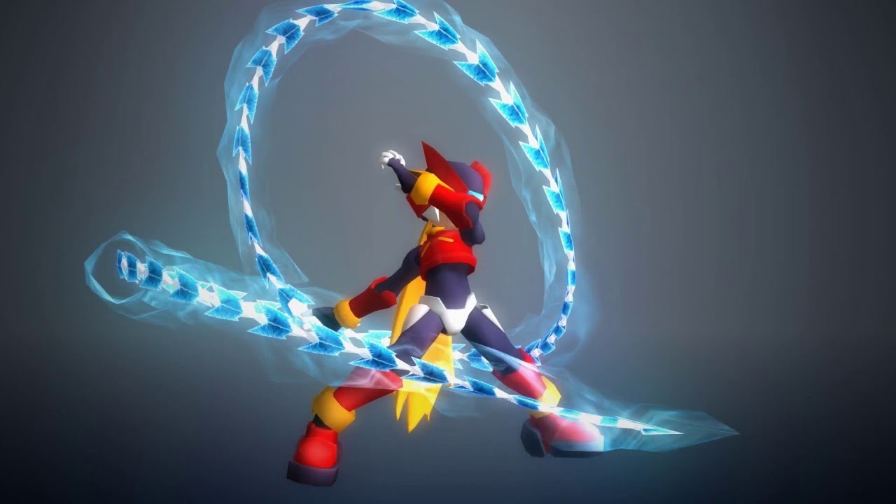 ArtStation - Rockman Zero - Low Polygon Model
