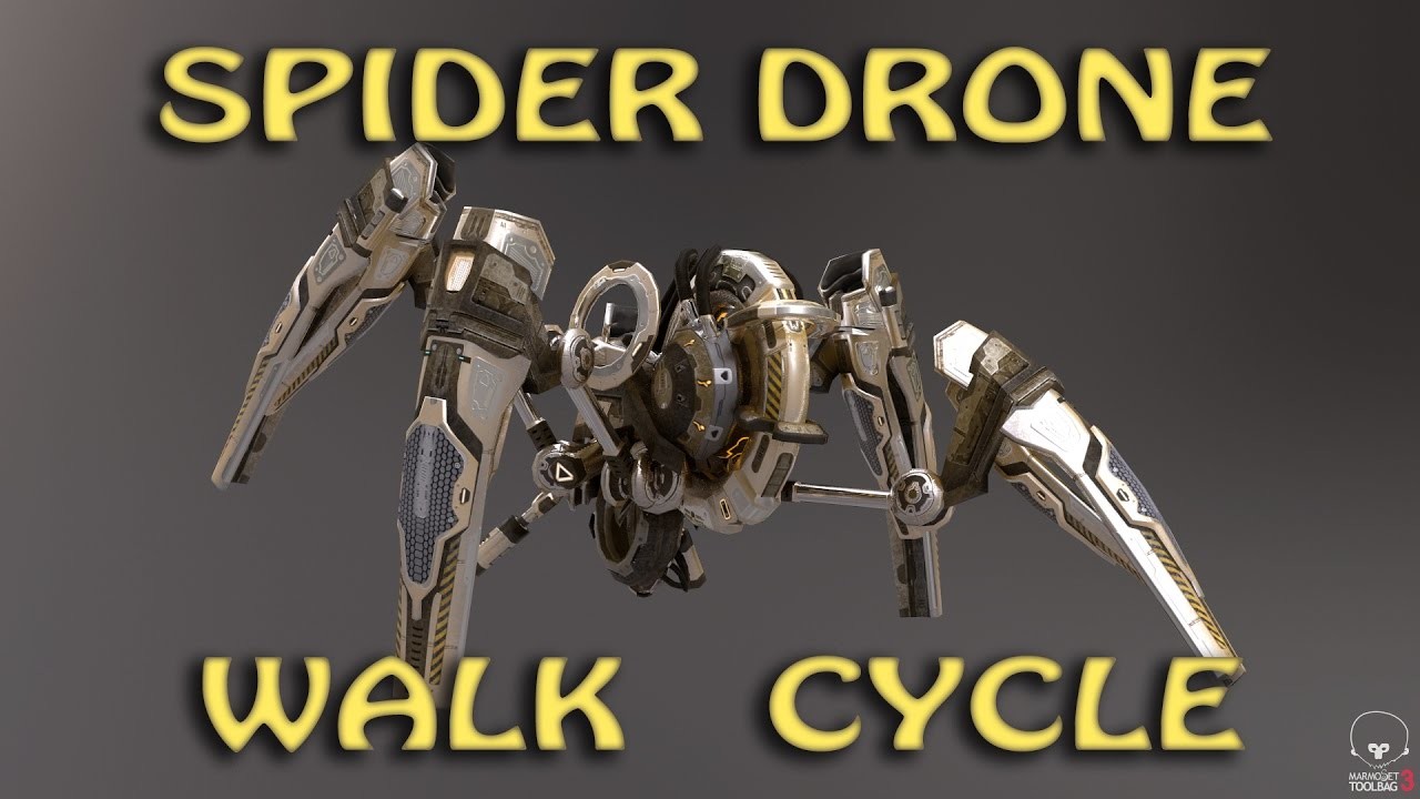 ArtStation - Spider Drone Walk Cycle, Igor Puškarić