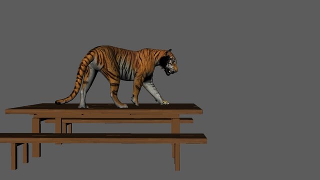 ArtStation - Tiger Jump Animation