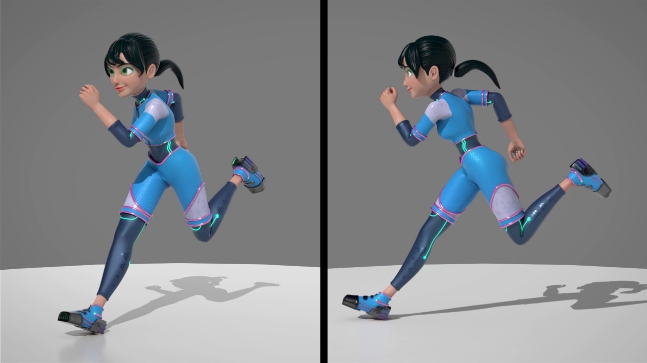 ArtStation - animation practice 010 【run_A】