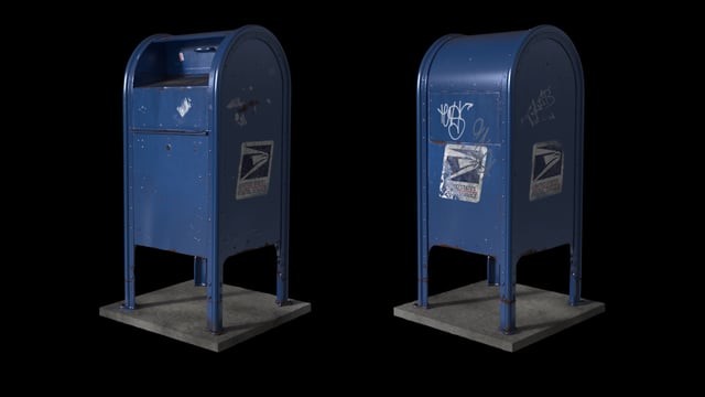 ArtStation - USPS Mailbox