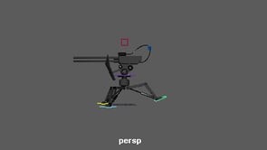 ArtStation - turret jump / motion trail animation
