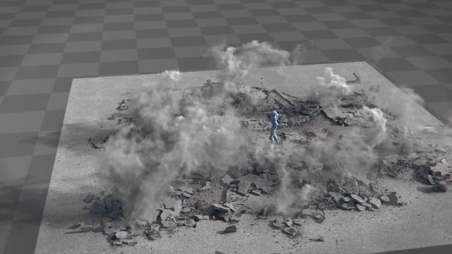 ArtStation - Houdini Ground Destruction 02