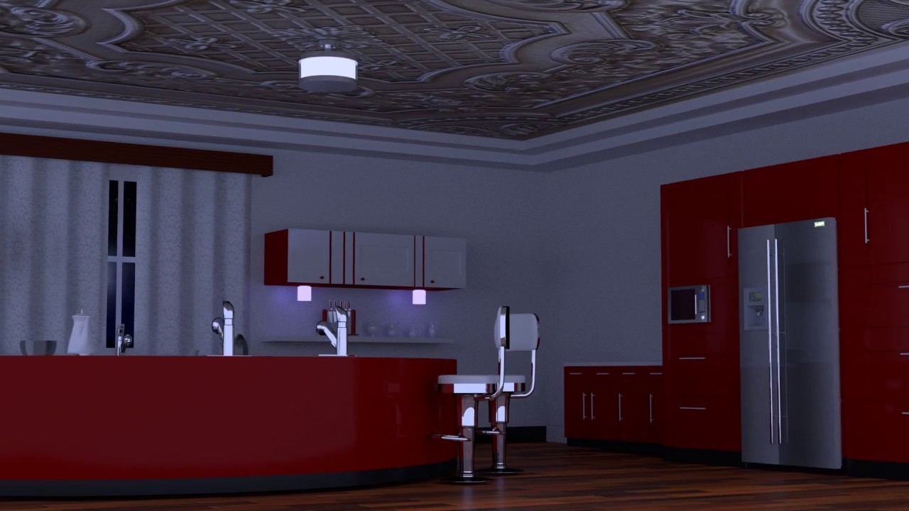 ArtStation - kitchen in blender