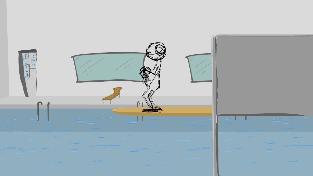 ArtStation - scared swimmer