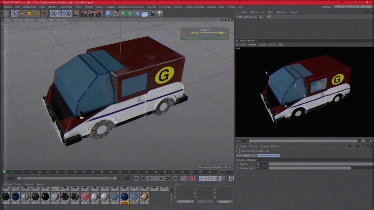 ArtStation - GadgetMobile animated 3D model