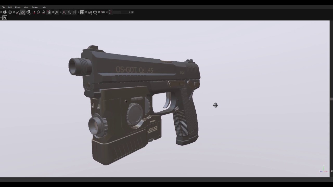 ArtStation - Socom pistol