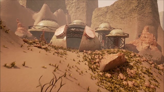 ArtStation - Rocky Desert Scene