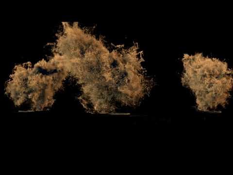 ArtStation - sand dispersion fumefx