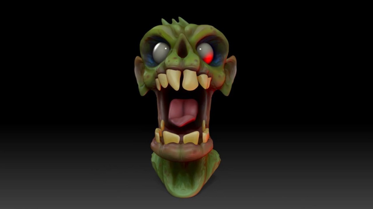 ArtStation - Zombie Head