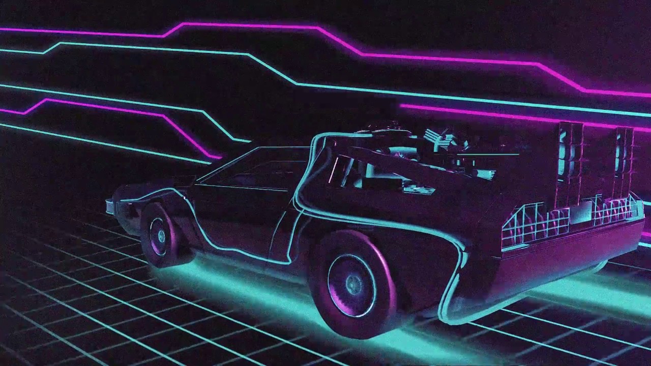 ArtStation - Retro Delorean