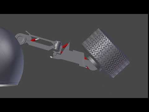 ArtStation - Hydraulic Powered robotic arm (Work in progress)