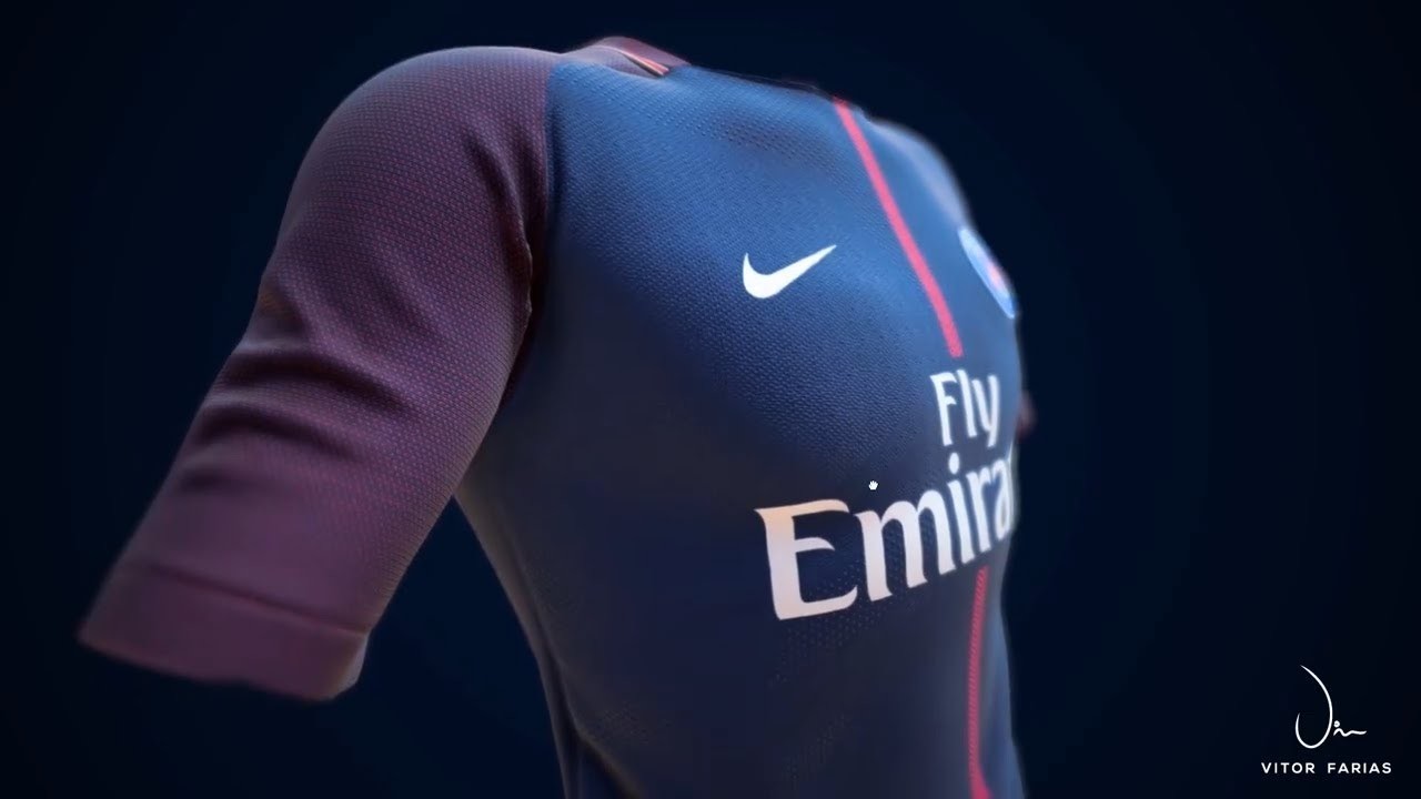 ArtStation - PSG - Home Kit - 2017 18