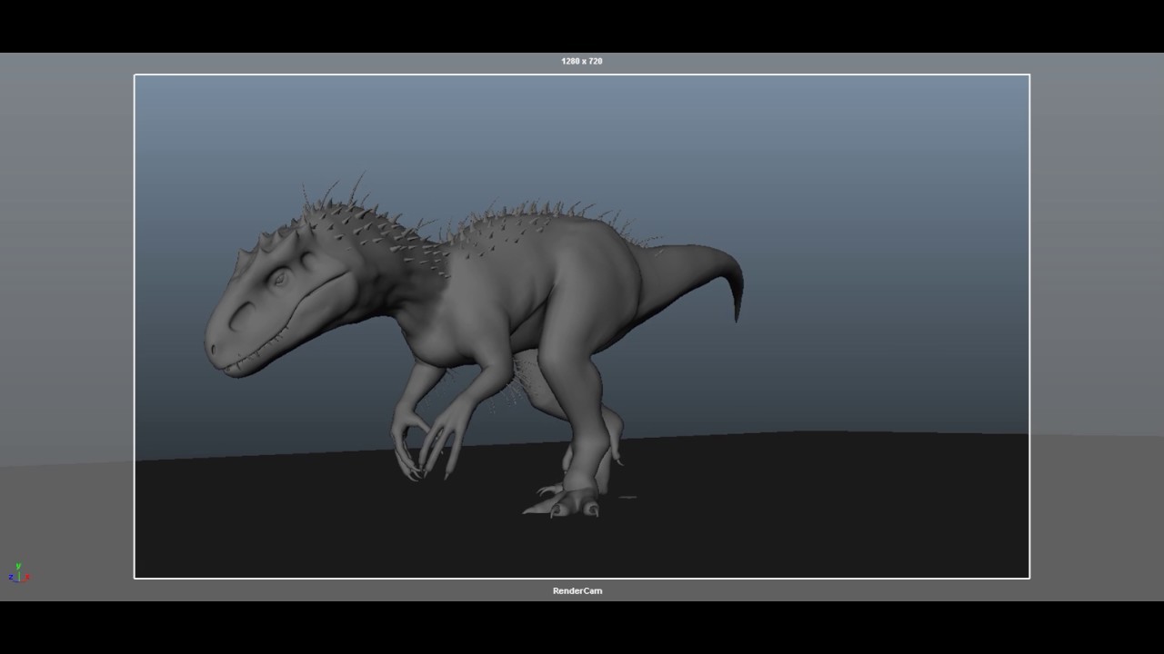 ArtStation - Indominus Rex Animation (WIP)