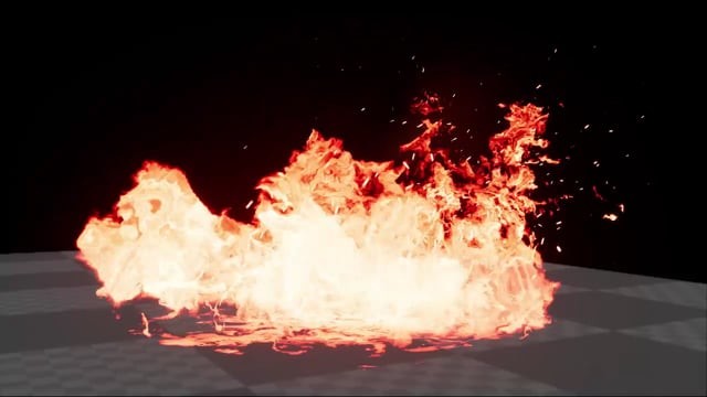 ArtStation - UE4 Fire Experiment
