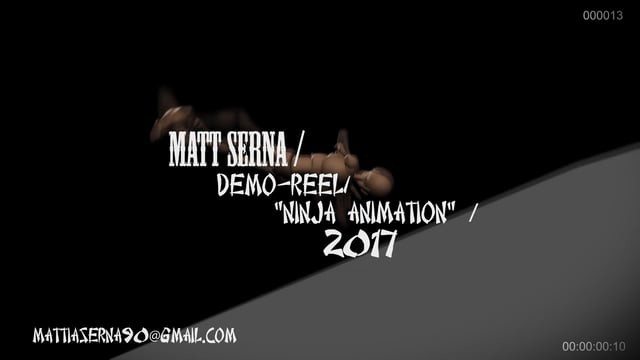 ArtStation - Matt SERNA_Ninja Reel Animation
