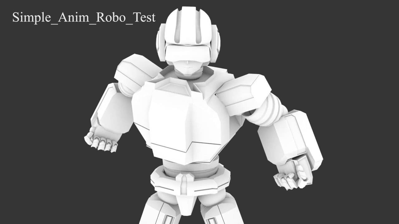 ArtStation - 3Ds Max Simple Robot Animation and rendering Test