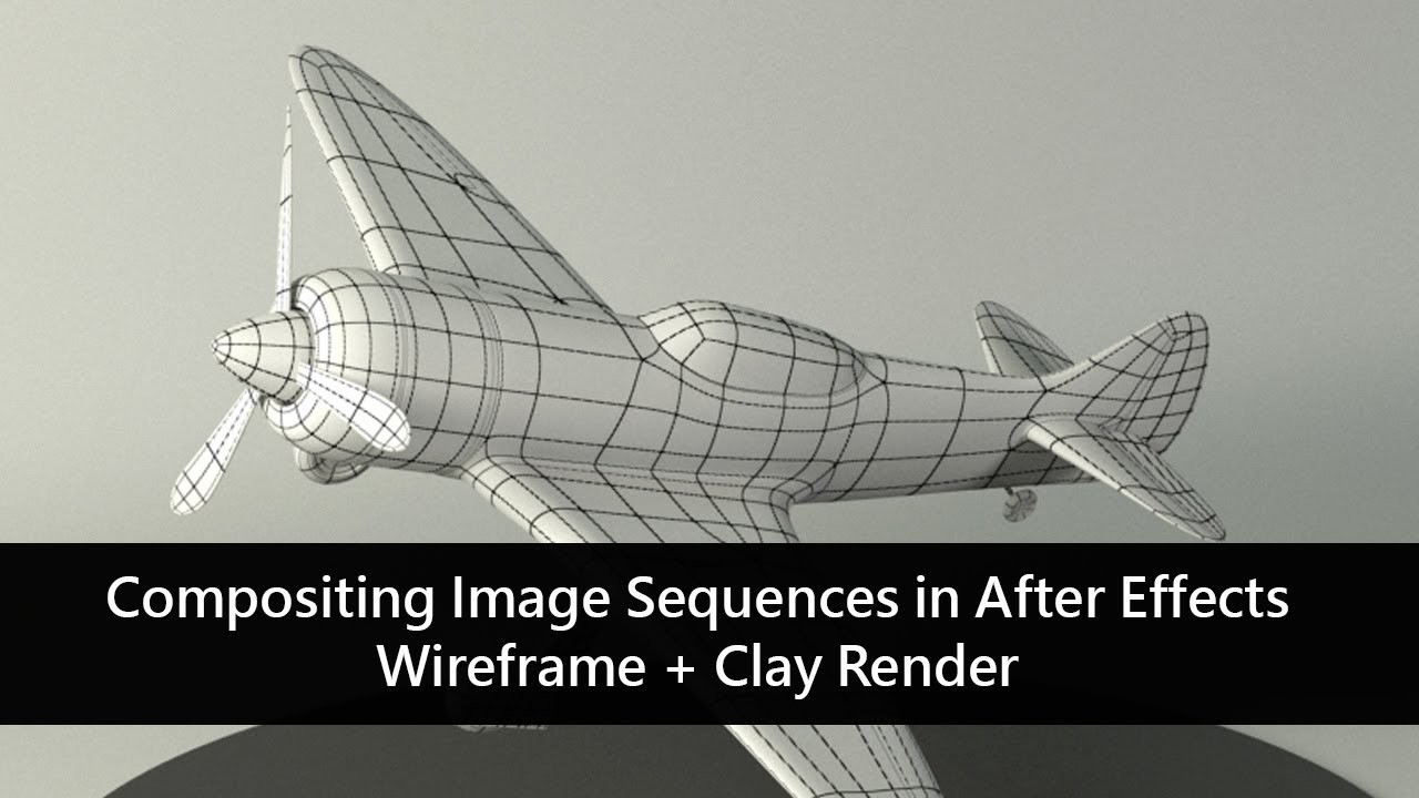 ArtStation - Tutorial: Compositing Multiple Image Sequences (Wireframe ...