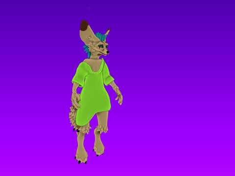 ArtStation - Anthropomorfic fennec turntable