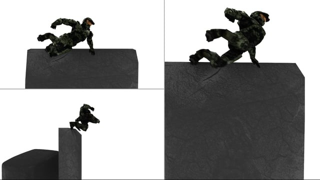 ArtStation - Master Chief Walk and Run Cycle
