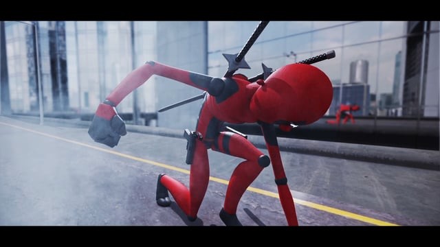 ArtStation - Deadpool Animation render.