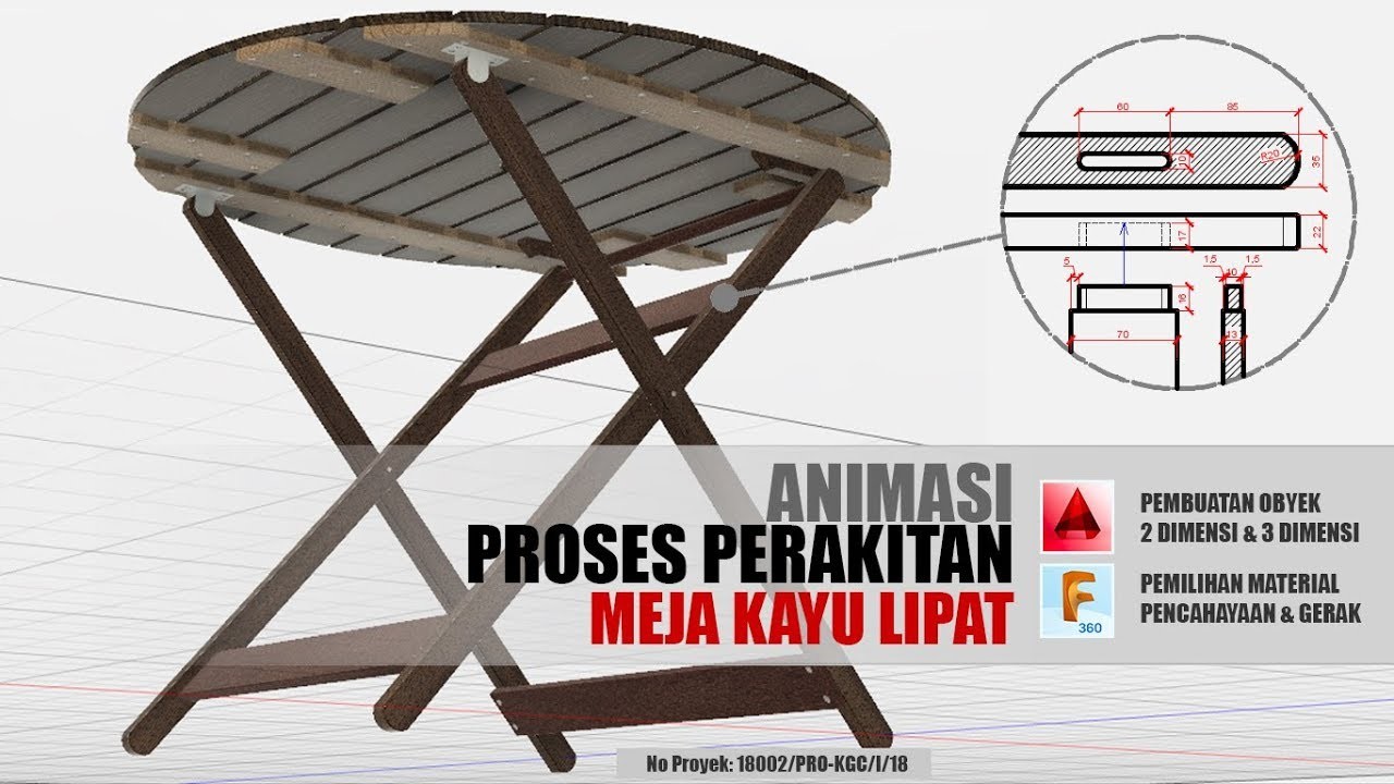 ArtStation - 3D Animation for Folding Table Assembly