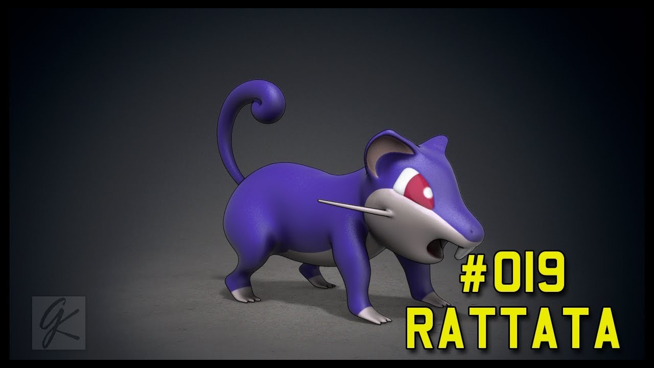 ArtStation - #019 Rattata