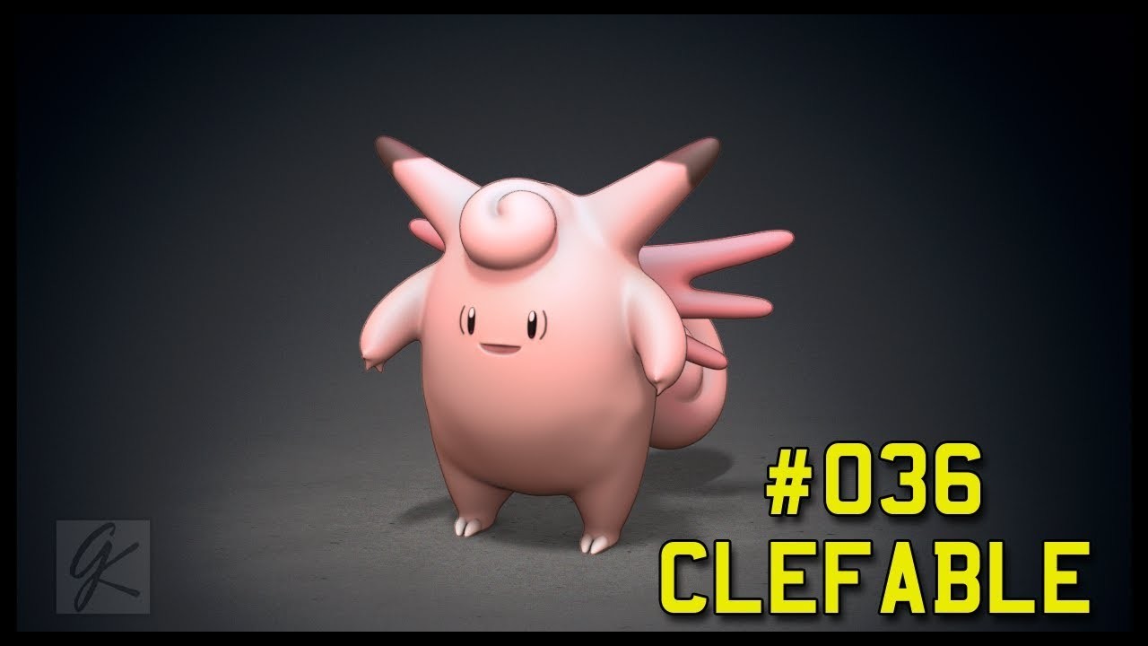 ArtStation - #036 Clefable