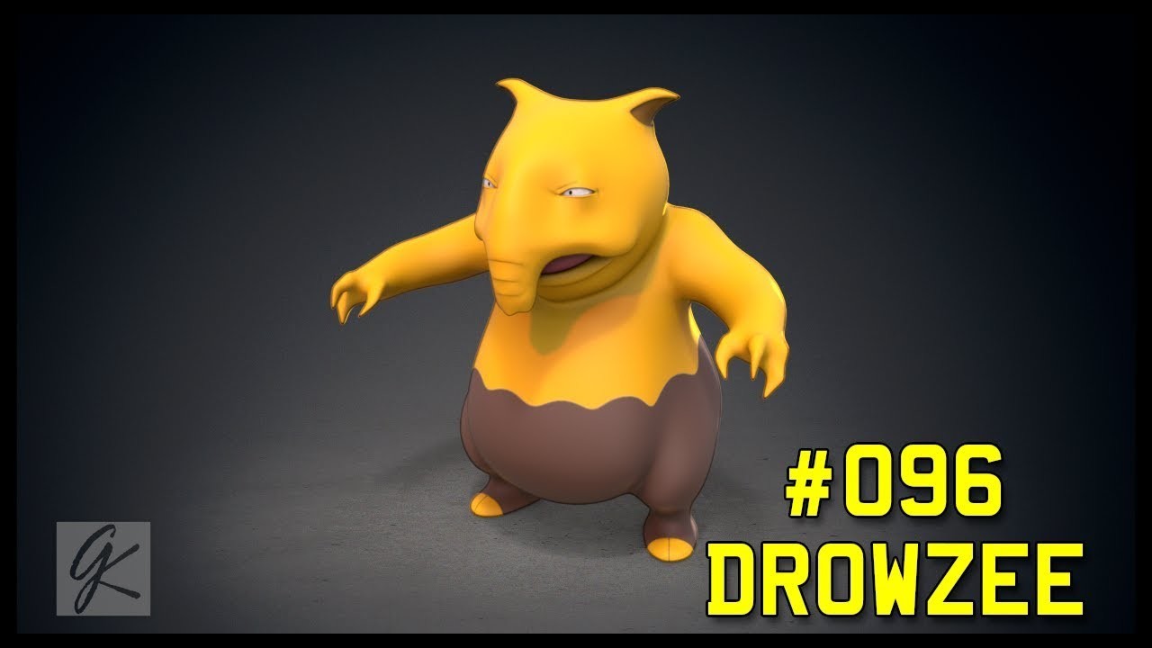 ArtStation - #096 Drowzee