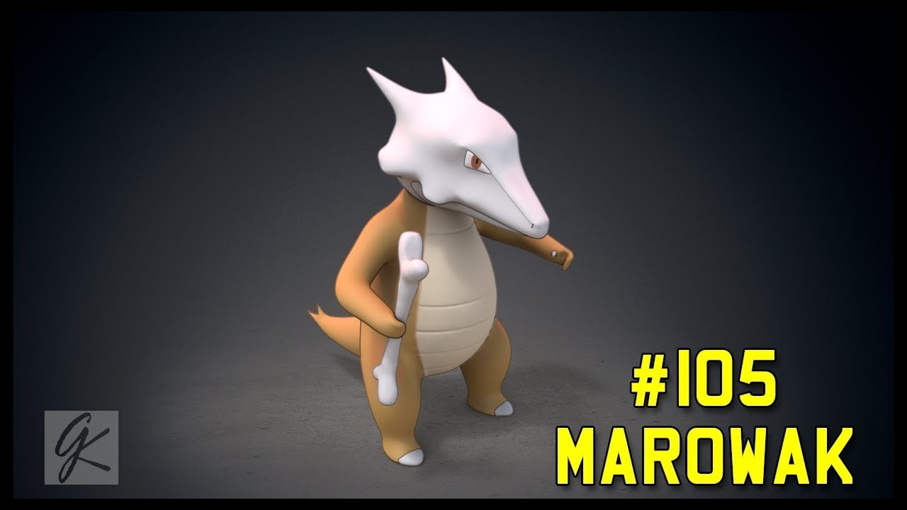 ArtStation - #105 Marowak
