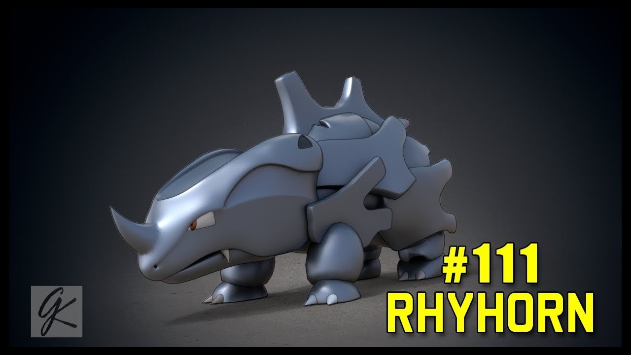 ArtStation - #111 Rhyhorn