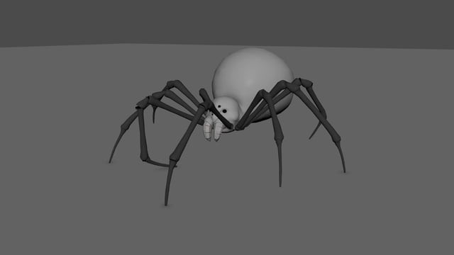 ArtStation - Spider Walk Animation