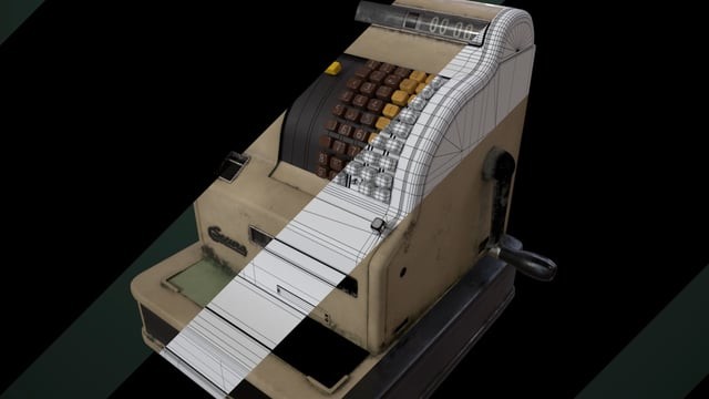 ArtStation - Cash Register Prop