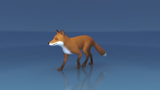 ArtStation - FOX WALK CYCLE - Animation 3D