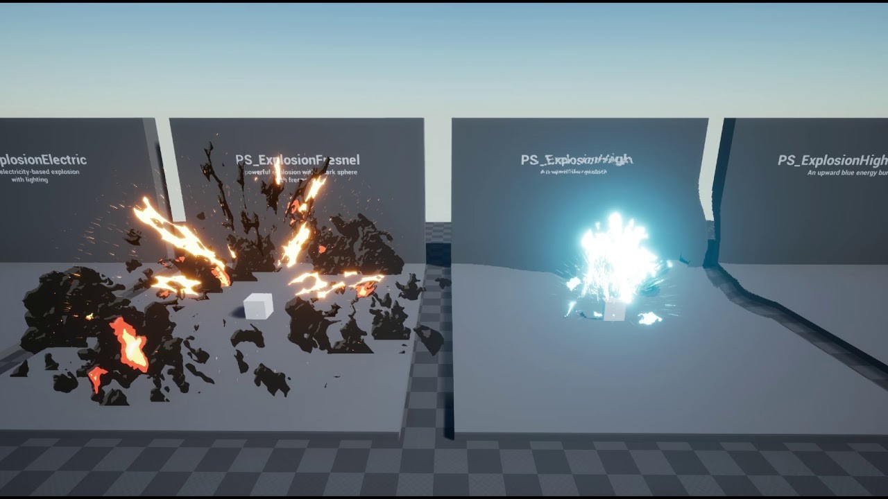 ArtStation - Unreal Engine 4 Anime Explosion Effects Showcase