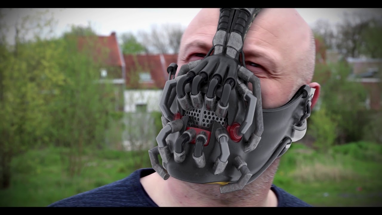 ArtStation - Head tracking | Tactical mask inspired by Bane's mask - Batman