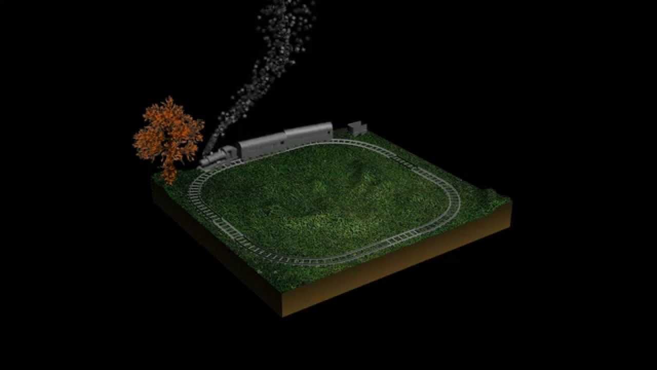 ArtStation - 3D train animation for camera test